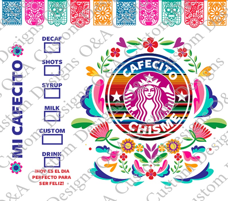 Cafecito Y Chisme, PNG, Digital File, Sublimation Design, for ...