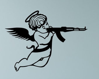 Angel With Ak 47 | Etsy