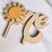 One Sun Cake Topper, 1st Birthday, One Year Around the Sun Cake Topper ...