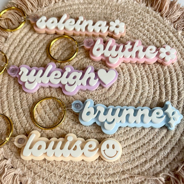 Girls Keychain - Etsy