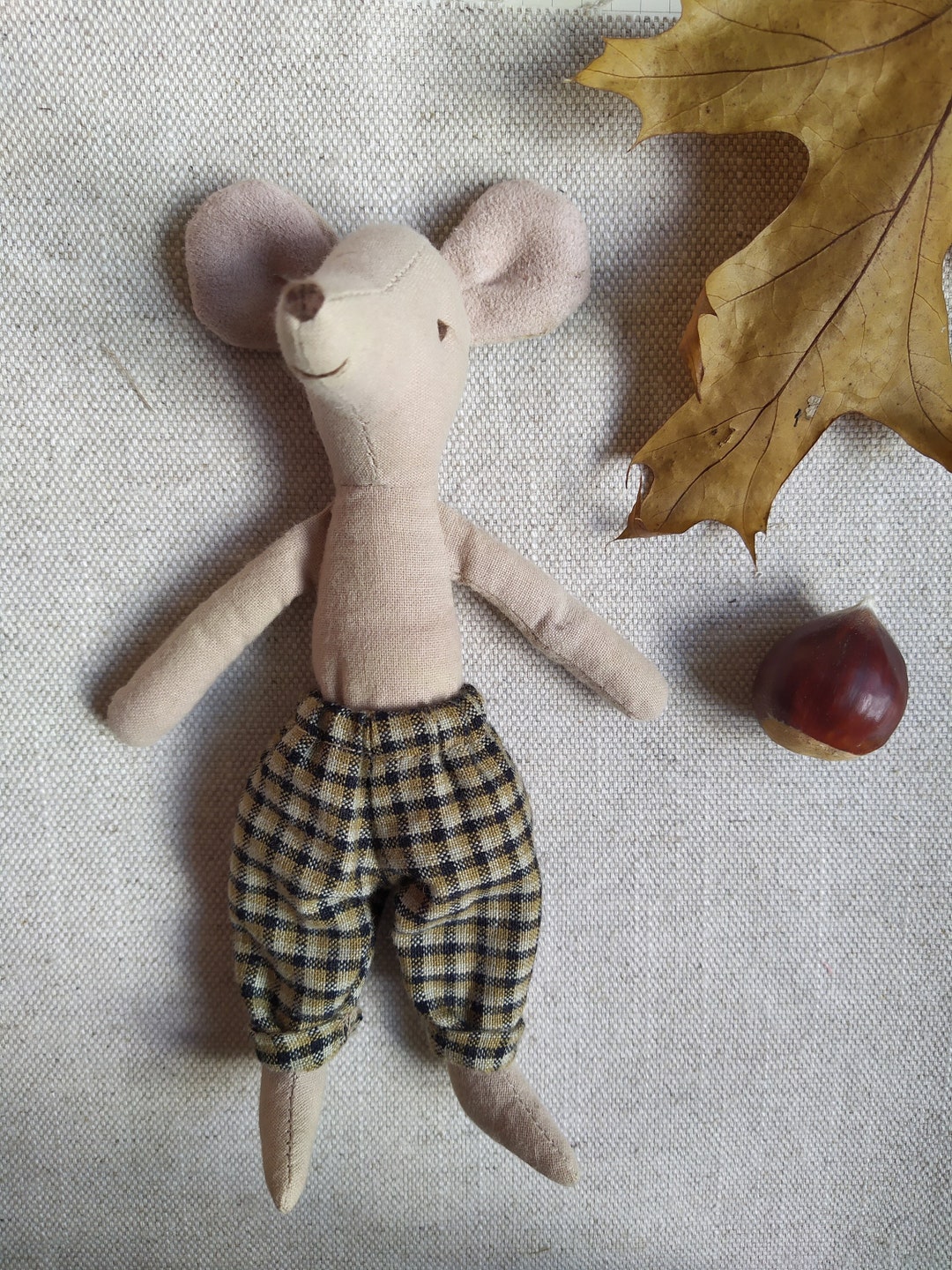 Maileg Mouse Little Brother/little Sister Trousers/pants, Country Style ...