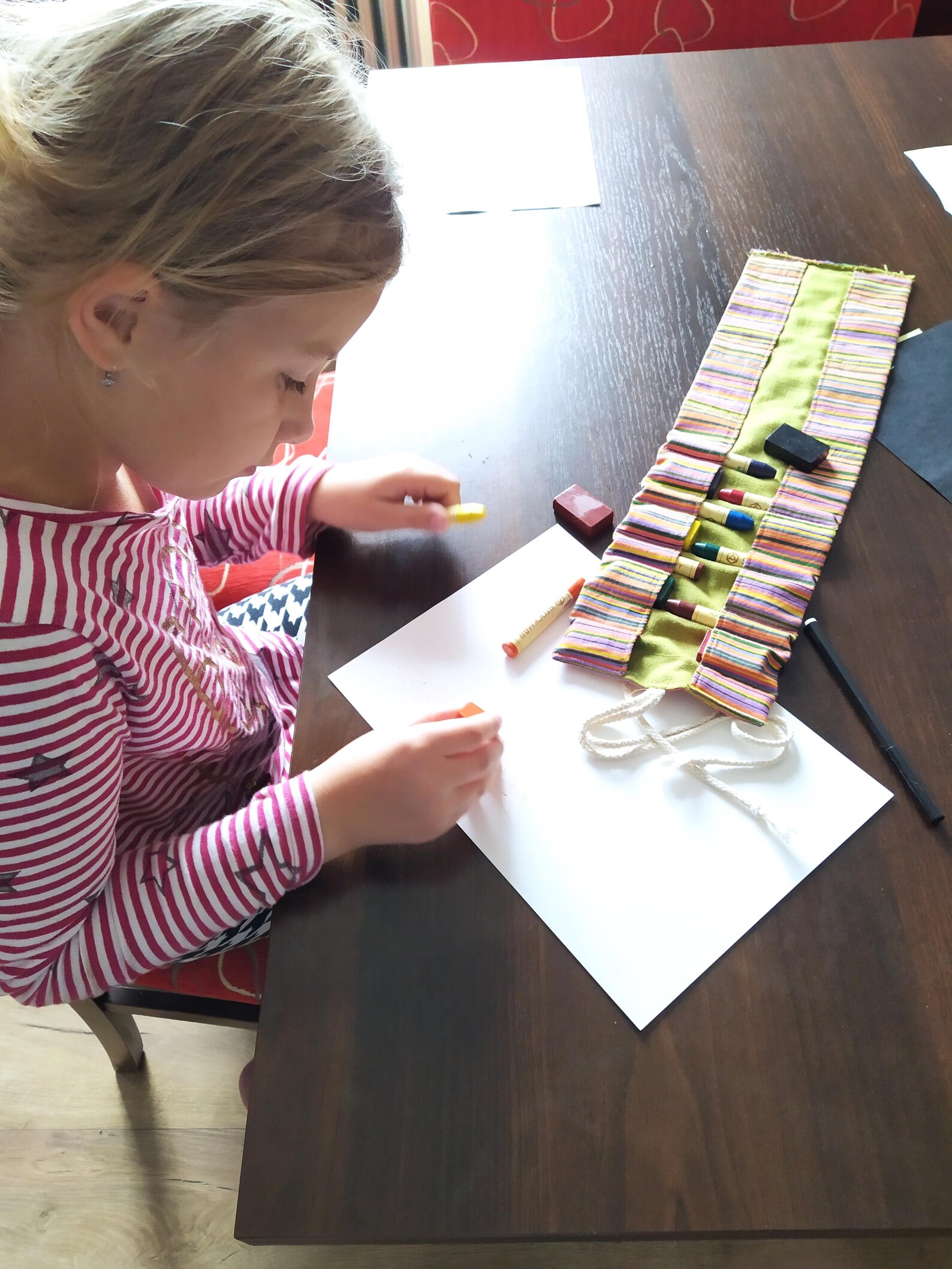 Waldorf Crayon Roll & Pyramid Bean Bag Sewing Tutorial (PDF Download ...