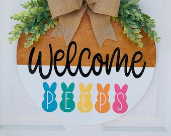 Front Door Sign | Hello | Door Hanger | Housewarming Gift | Home Decor ...
