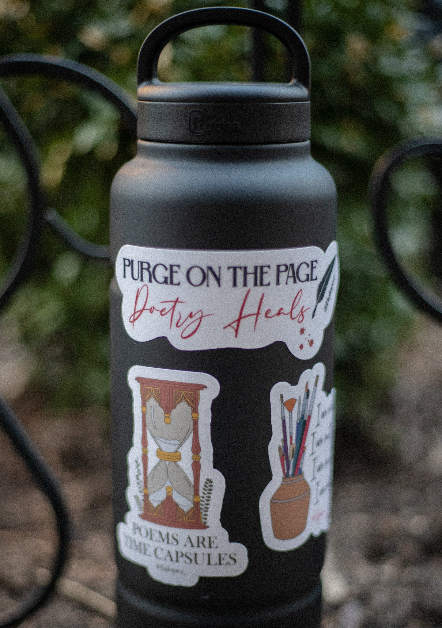 Poetry Heals Quote Sticker Poem Sticker Vinyl Sticker - Etsy