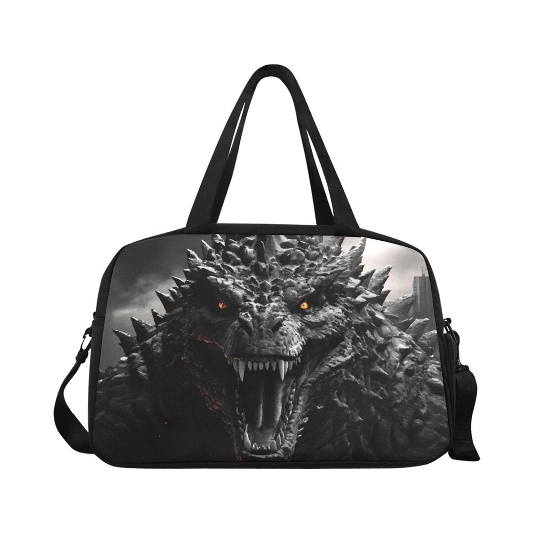 Duffel Bag Godzilla Backpack Godzilla Bag Gift Kaiju Backpack Godzilla Travel Bag - Etsy