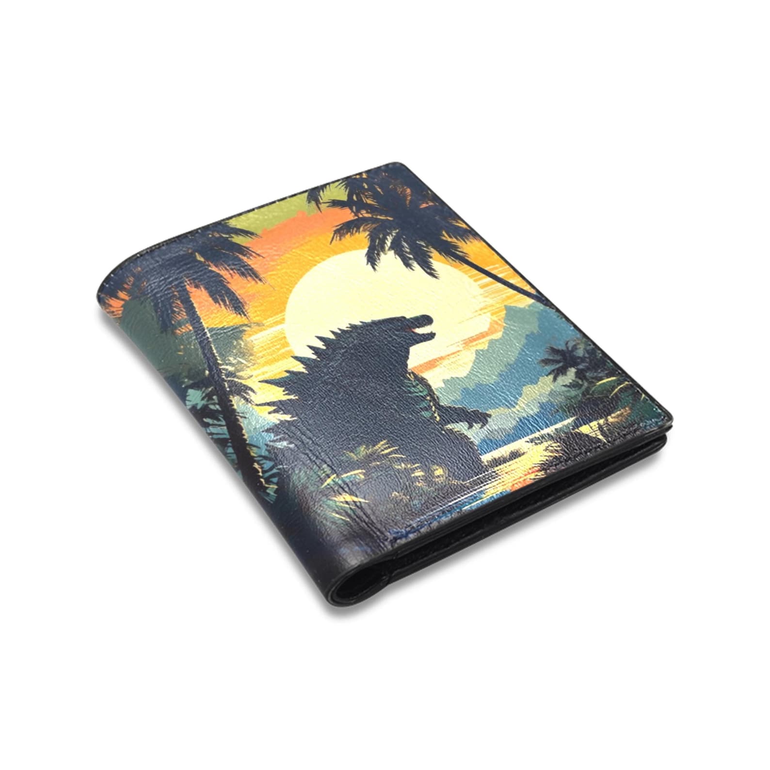 Wallet PU Leather Godzilla Kaiju Gojira Comics Retro Monster Art ...