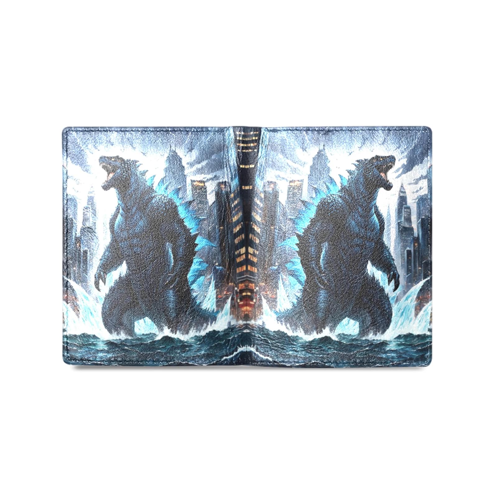 Wallet PU Leather Comics Retro Monster Art Godzillas Godzilla Kaiju ...