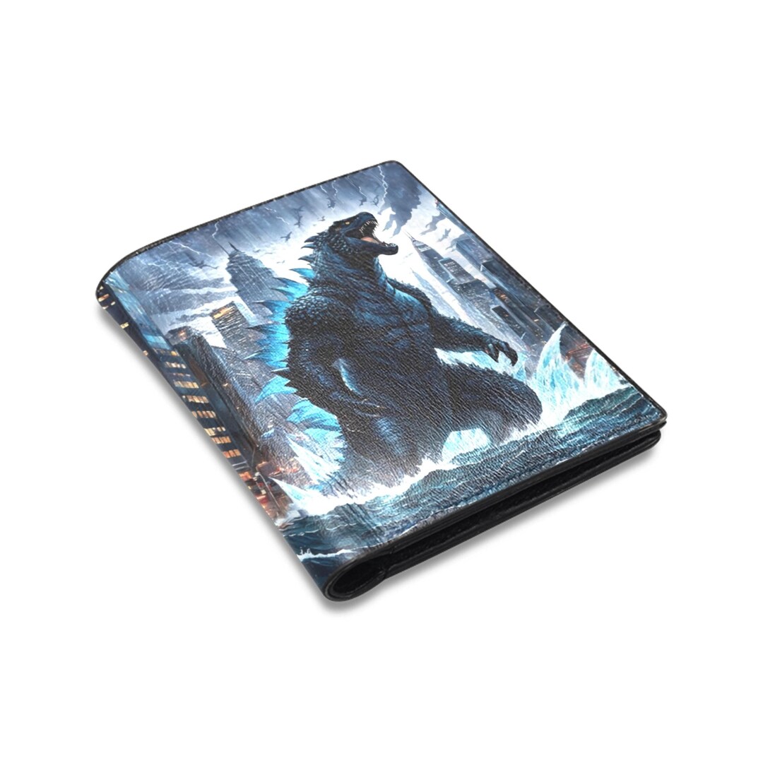 Wallet PU Leather Comics Retro Monster Art Godzillas Godzilla Kaiju ...