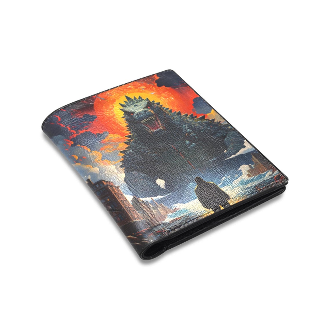 Wallet PU Leather Art Godzillas Godzilla Kaiju Gojira Retro Comics ...