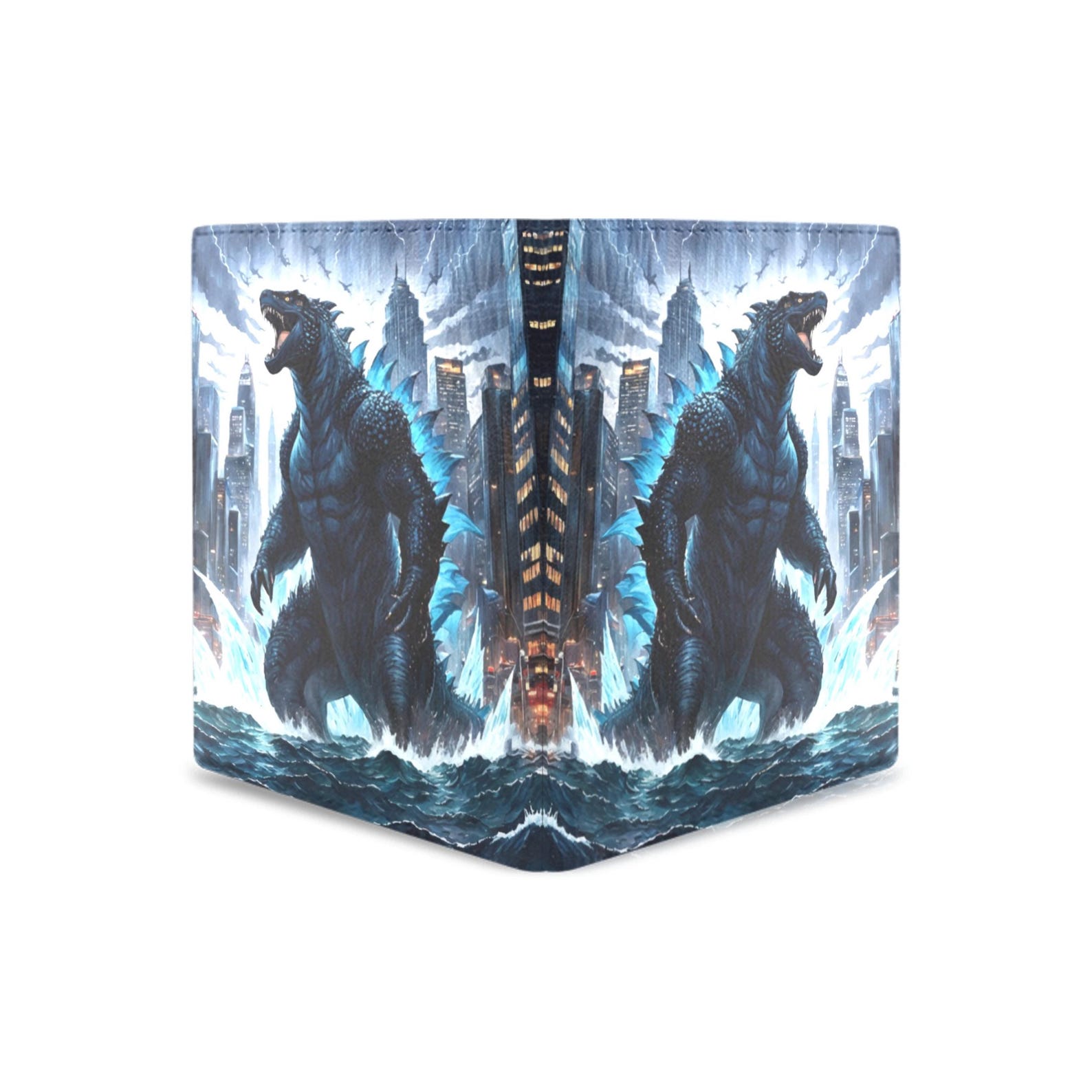 Wallet PU Leather Comics Retro Monster Art Godzillas Godzilla Kaiju ...