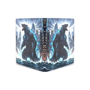 Wallet PU Leather Comics Retro Monster Art Godzillas Godzilla Kaiju ...