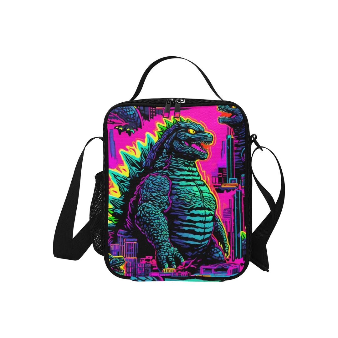 Insulated Lunch Bag for Kinder Godzilla Gojira Kaiju Art Japan Comics ...