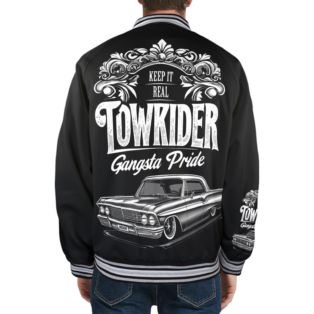 Men Bomber Jacket Lowrider Jacke Low Rider - Etsy