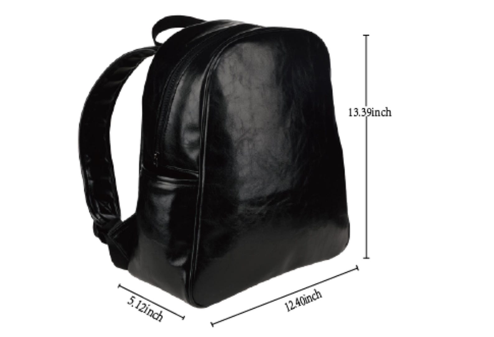 Backpack Backpack PU Leather Godzilla Backpacks Kaiju Gojira Neon - Etsy