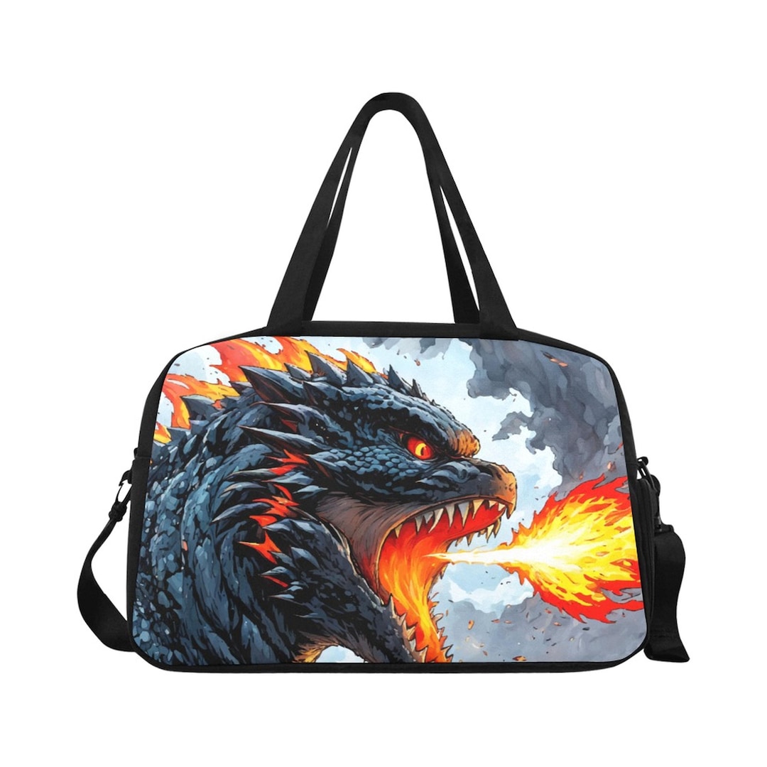Duffel Bag Godzilla Backpack Godzilla Bag Gift Kaiju - Etsy