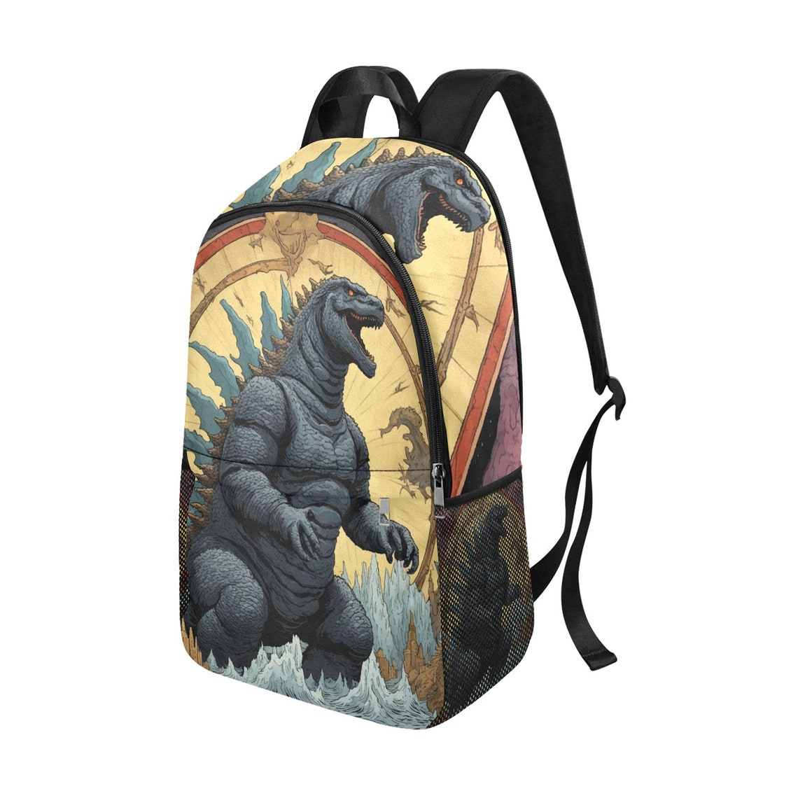 Backpack School Backpack Rucksack With Mesh Pockets Bag Hand Bag ...