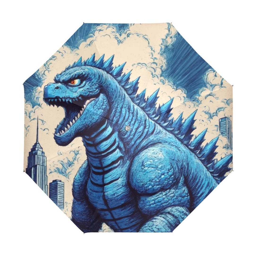 Godzilla Kids Foldable UV Umbrella Kaiju Gojira Monster Godzilla - Etsy