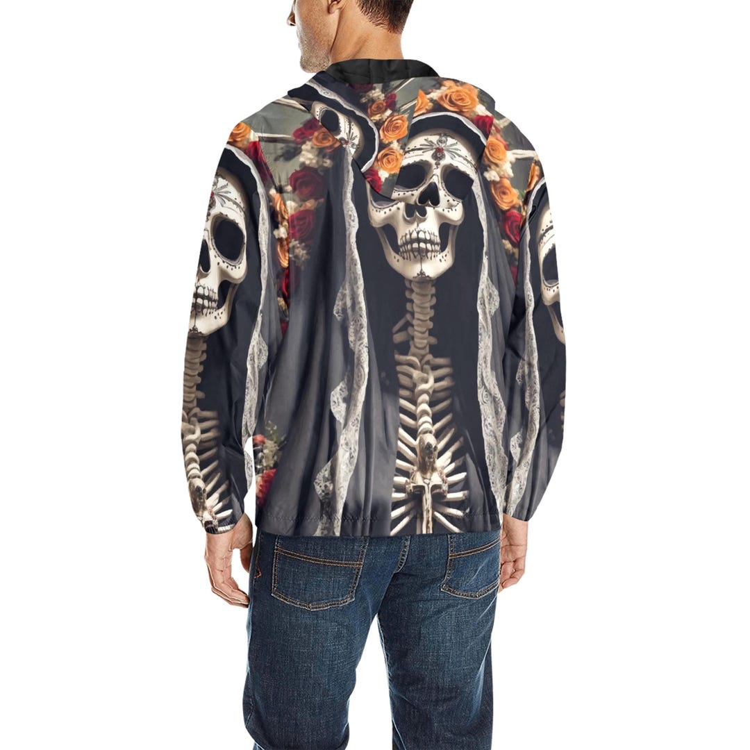 Windbreaker Men Windbreaker Jacket Wind Breakers for Men Horror Día De ...