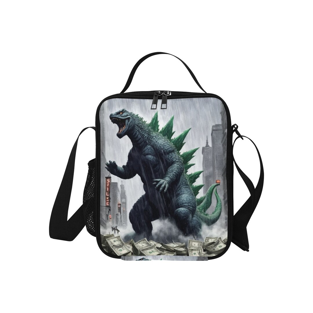 Godzilla Insulated Lunch Box Godzilla Comics Gojira Kaiju Art Cartoon ...