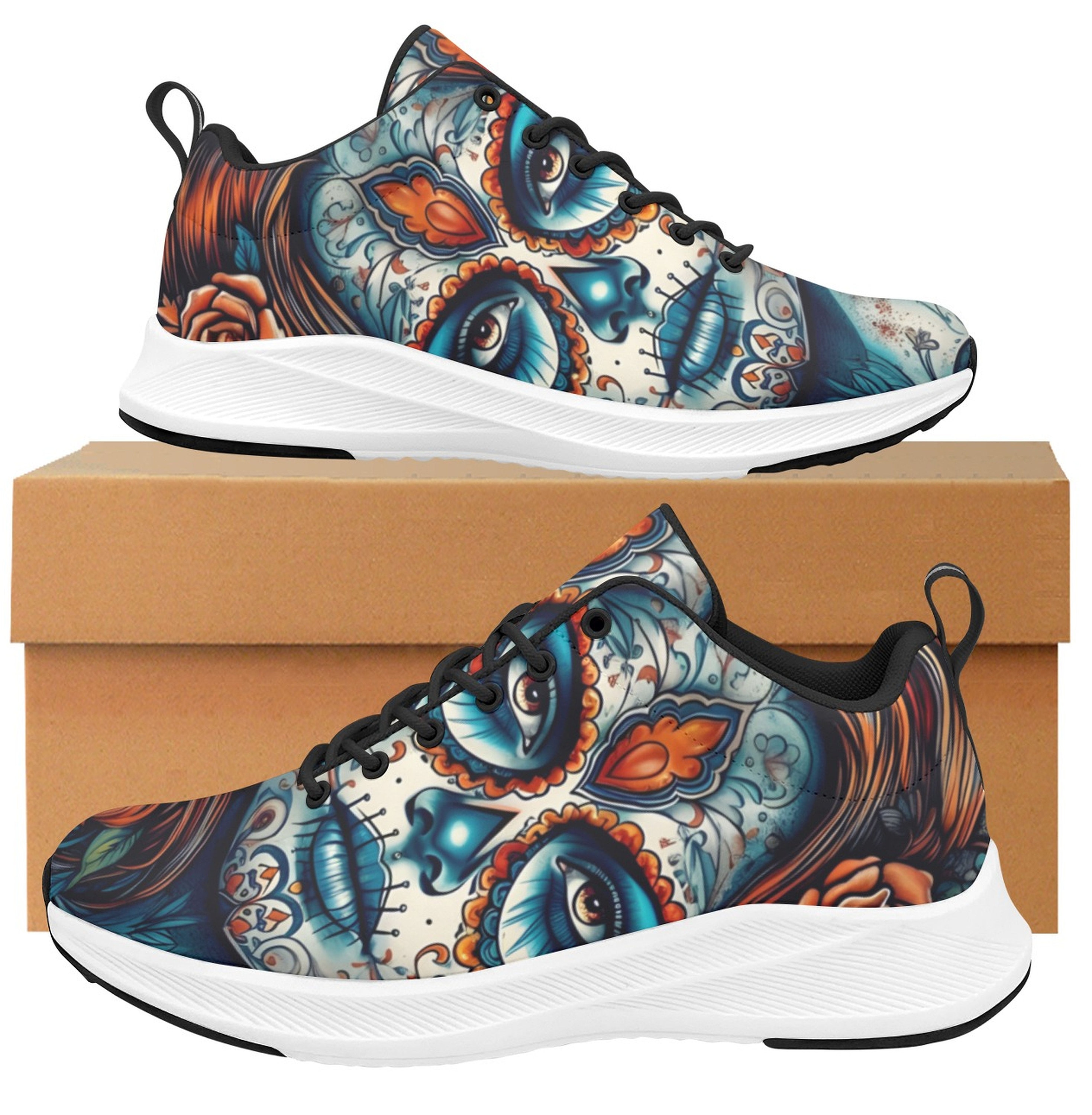 Women's Running Shoes Catrina Calavera Mexico Mexican Chicano - Etsy