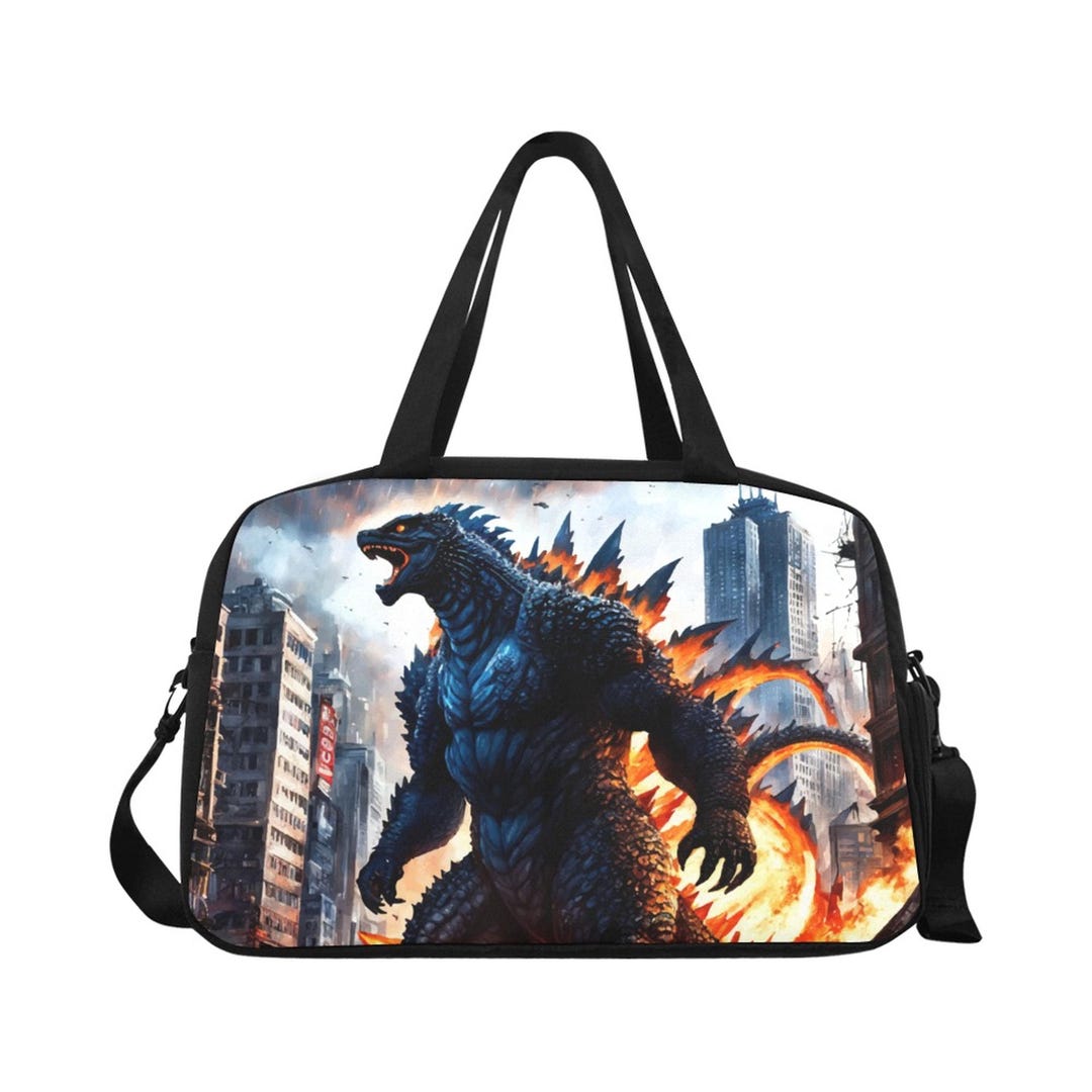 Duffel Bag Godzilla Backpack Godzilla Bag Gift - Etsy