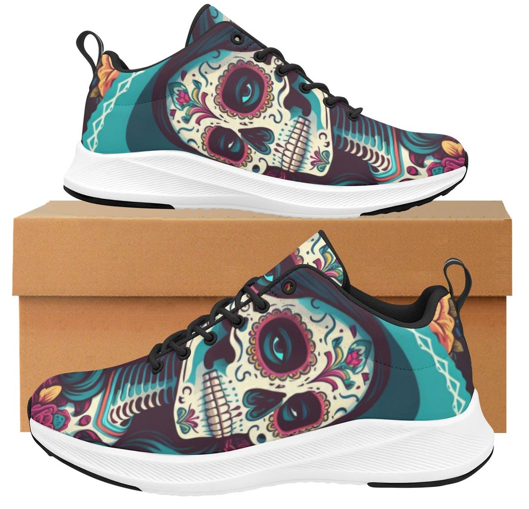 Women's Running Shoes Catrina Calavera Mexico Mexican Chicano - Etsy