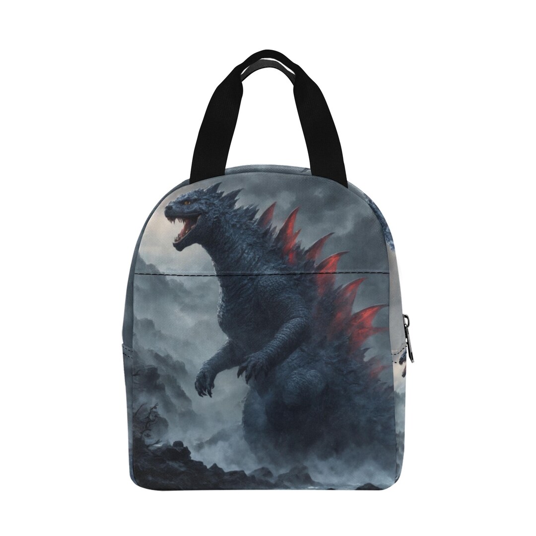 Godzilla Bag Kaiju Backpack Lunch Box Bag Art Gojira - Etsy