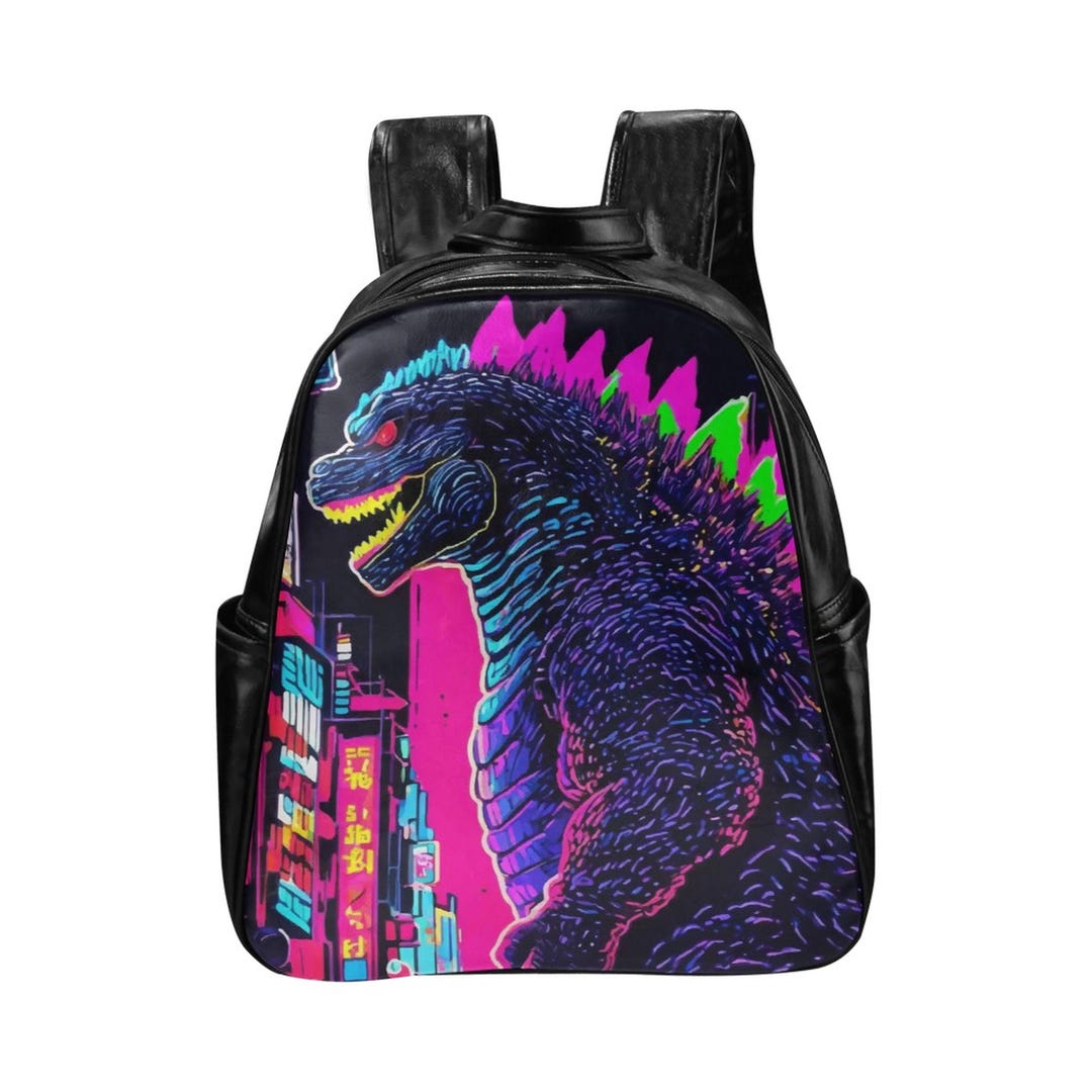 Backpack Godzilla Rucksack PU Leder Godzilla Backpacks Kaiju Bag Gojira ...