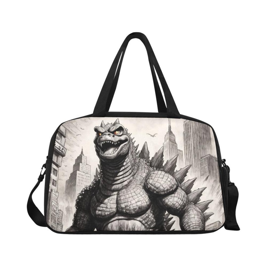 Duffel Bag Godzilla Kaiju Gojira Pencil Art Godzillas - Etsy