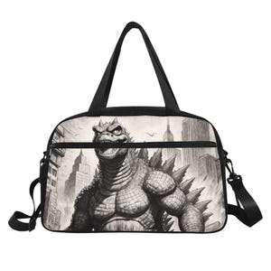 Duffel Bag Godzilla Kaiju Gojira Pencil Art Godzillas - Etsy