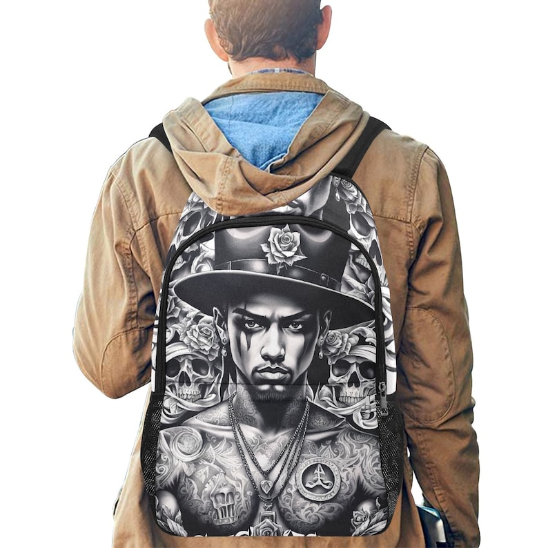 Backpack Rucksack With Mesh Pockets Bag Hand Bag Gangsta Gangster Hip ...
