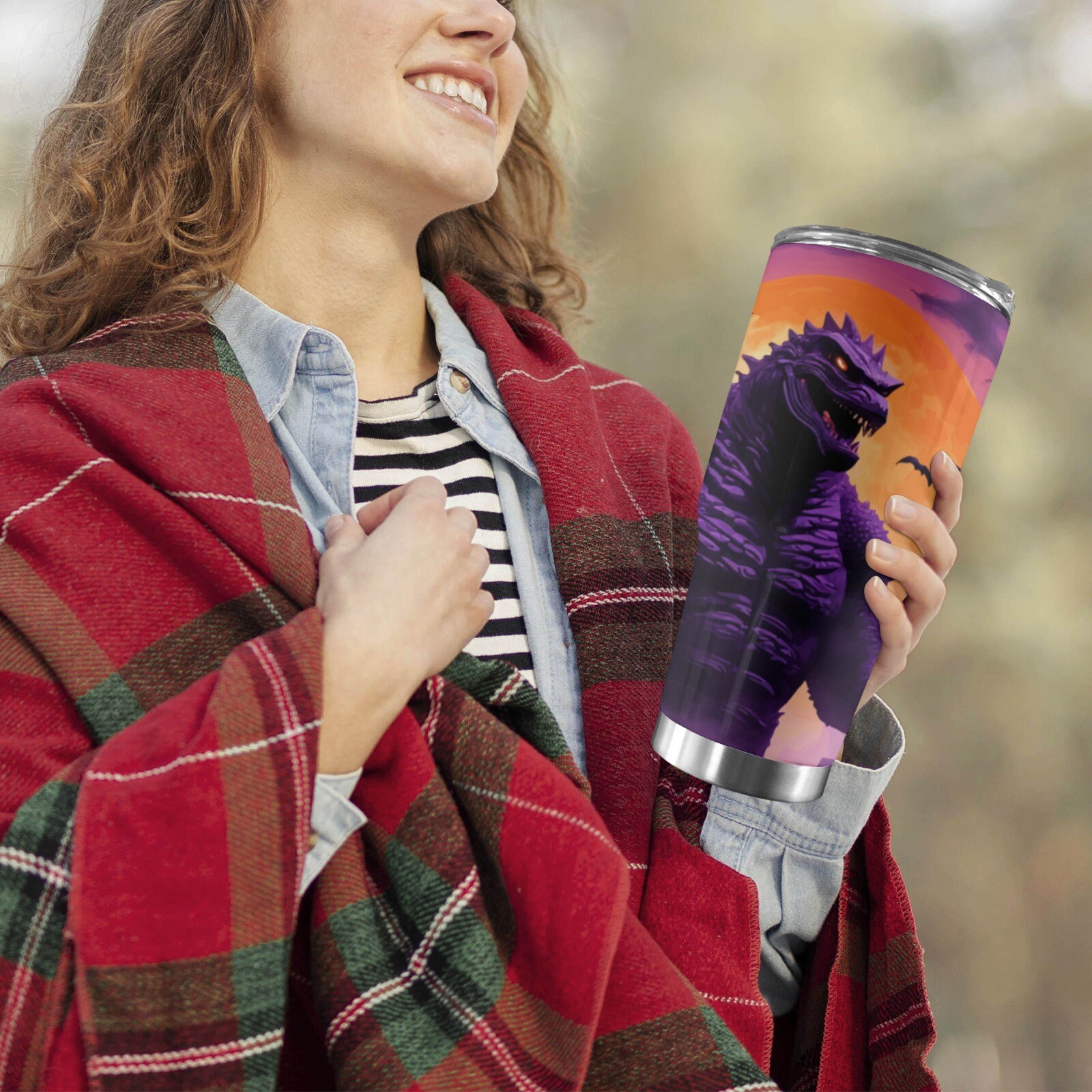 Stainless Steel Tumbler 30 Oz Godzilla Gojira Kaiju - Etsy