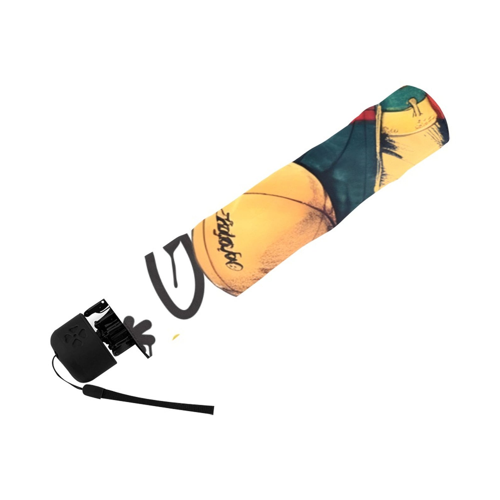 Children's Foldable Anti-uv Umbrella Gangsta Bear Hip Hop Rap ...