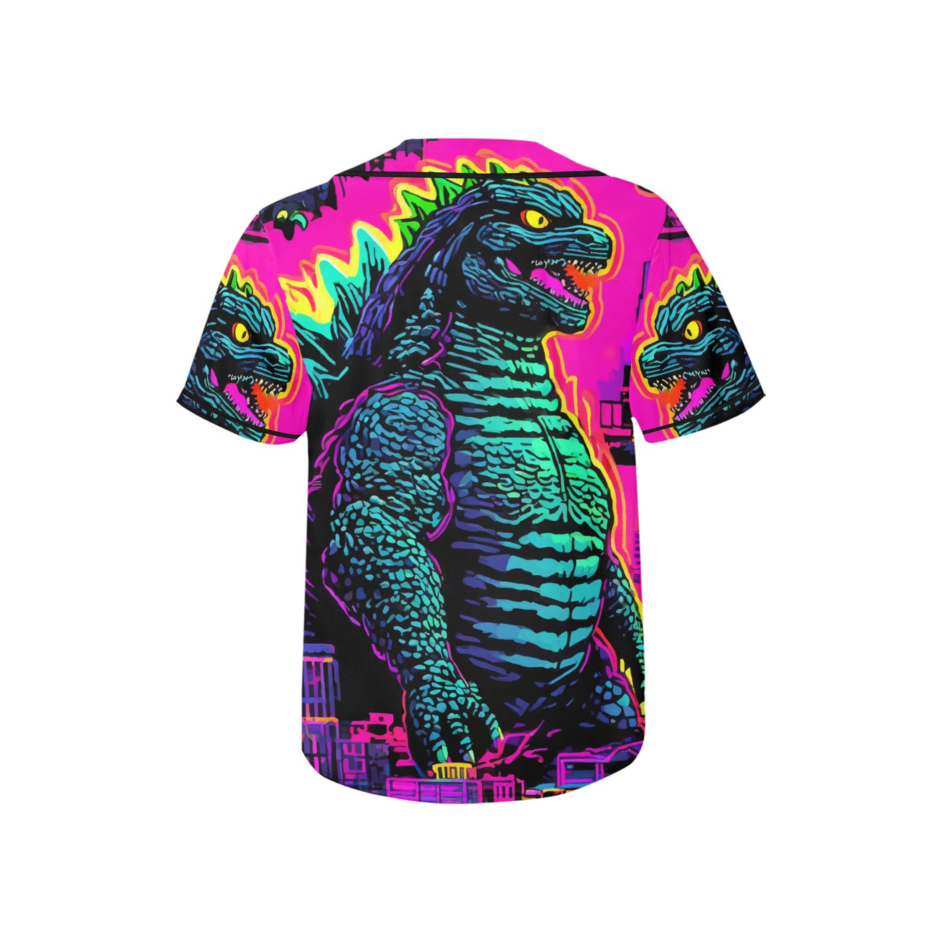 Kid's Baseball Jersey Godzilla Kaiju Gojira - Etsy Canada
