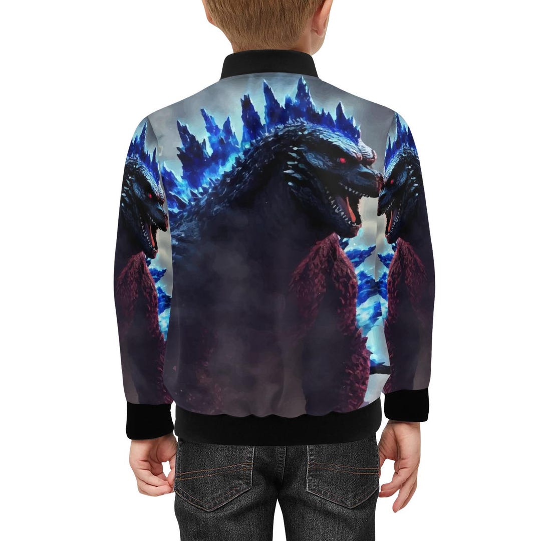 Kids Bomber Jacket Godzilla Jacke Gojira Kaiju Monster Art - Etsy