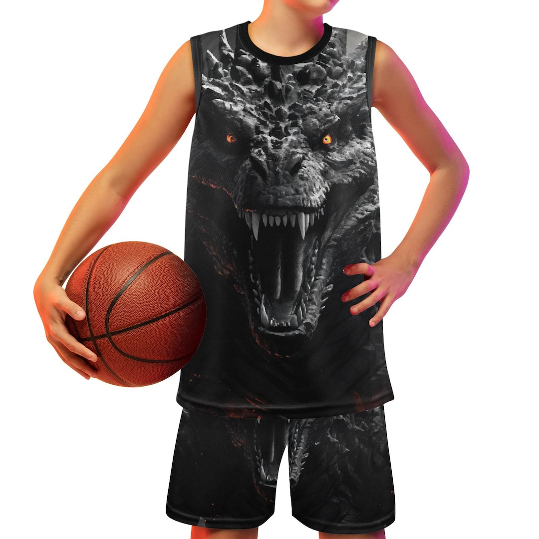 Basketball Uniform Godzilla Custom Basketball Jerseys Personalized ...