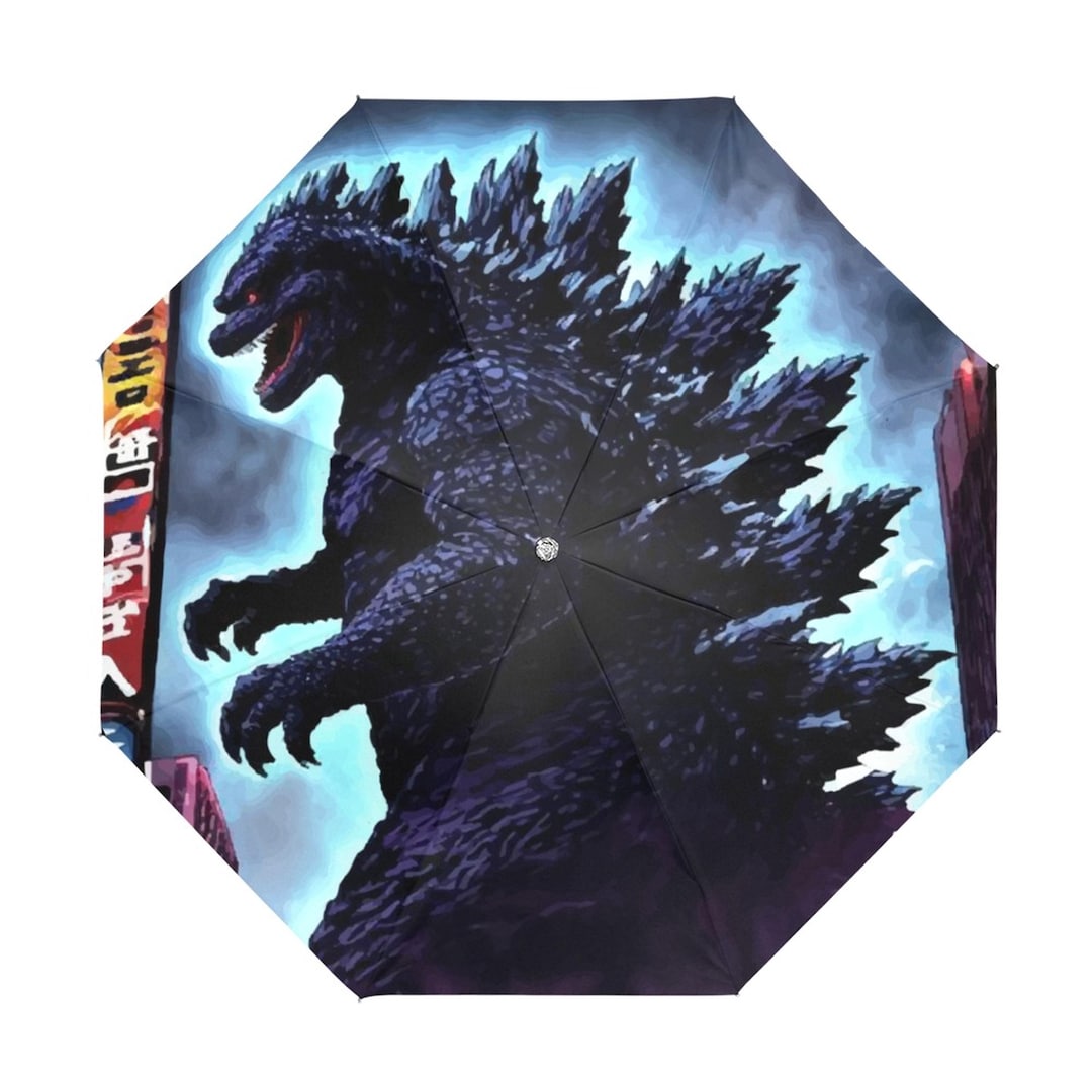 Anti UV Umbrella Godzilla Kids Foldable Kaiju Gojira Monsters - Etsy
