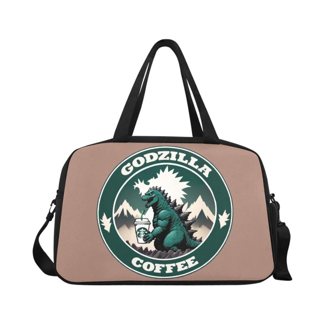 Godzilla Duffel Bag Godzilla Coffee Gojira Kaiju - Etsy