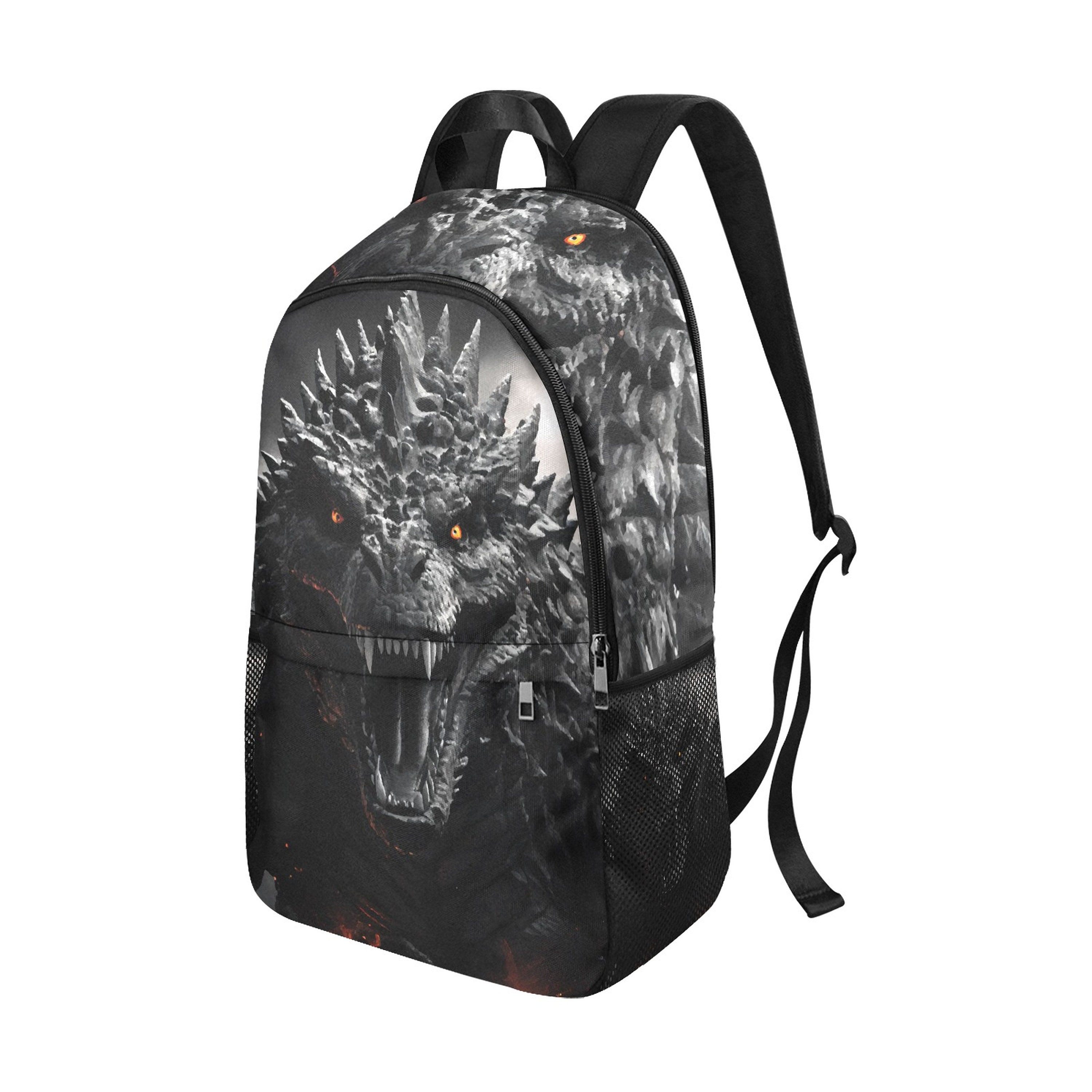 Backpack Godzilla Backpack With Mesh Pockets Handbag Bag Gojira Kaiju ...