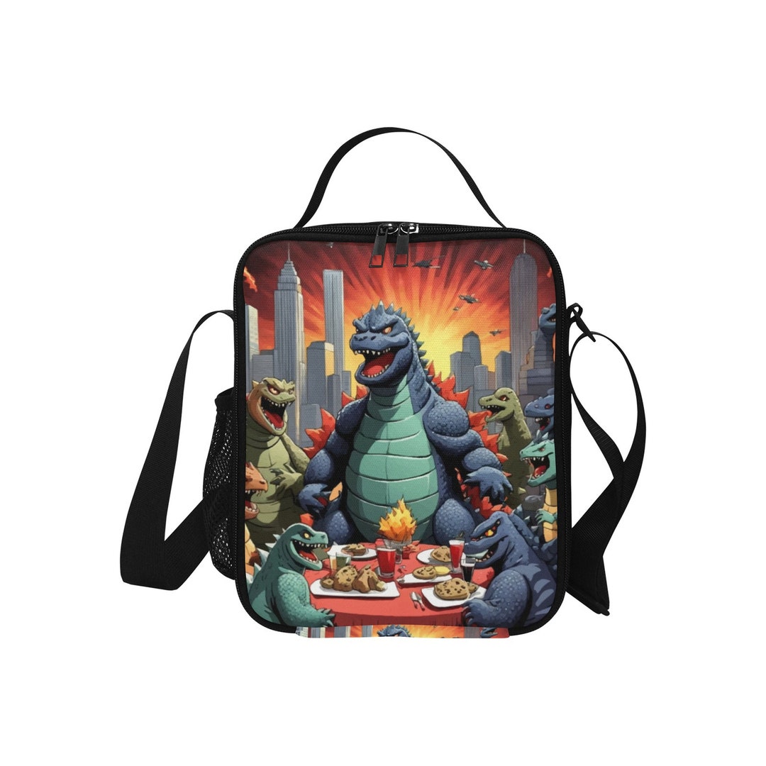 Insulated Lunch Box Godzilla Comics Gojira Kaiju Art Cartoon Party ...
