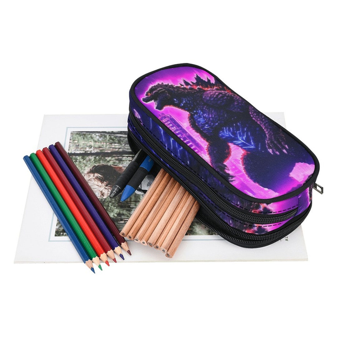 Godzilla Pencil Case Godzilla Gojira Kaiju Art Comics Cartoon - Etsy UK