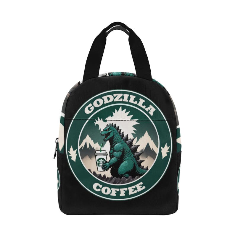 Lunch Bag Godzilla Kaiju Gojira Coffee - Etsy