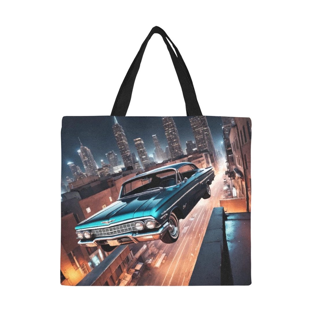 Tote Bag Lowrider Chicano Low Rider Art - Etsy