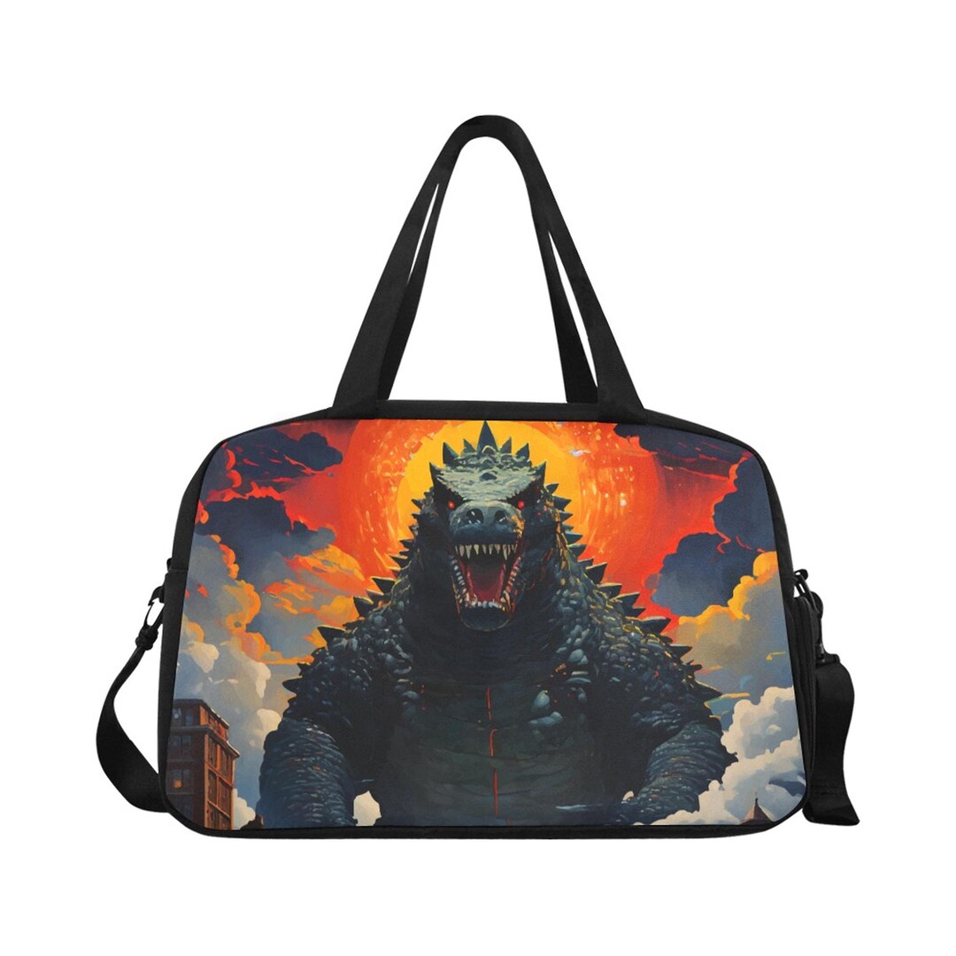 Duffel Bag Godzilla Backpack Godzilla Bag Gift Kaiju Backpack - Etsy