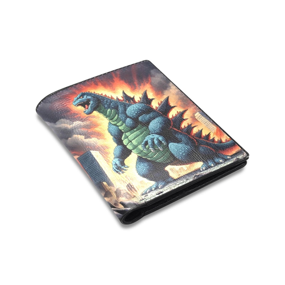 Wallet PU Leather Japan Godzilla Kaiju Gojira Comics Retro Monster Art ...