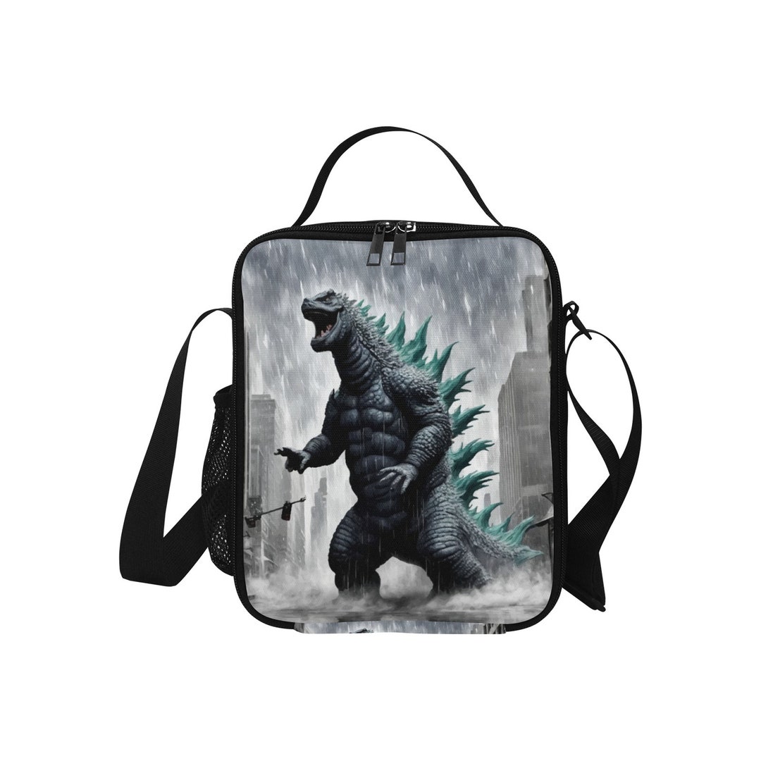 Insulated Lunch Box Godzilla Comics Gojira Kaiju Art Cartoon Godzillas ...
