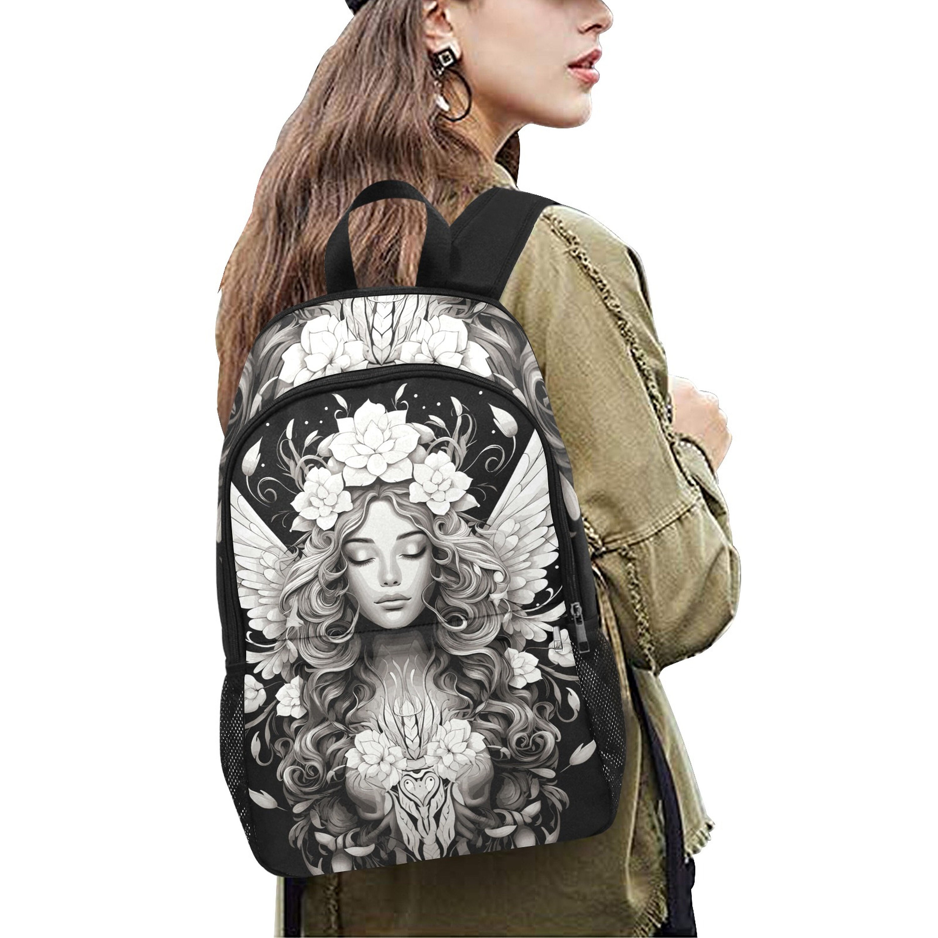 Backpack School Backpack With Mesh Pockets Bag Hand Bag Chicano Cholo ...