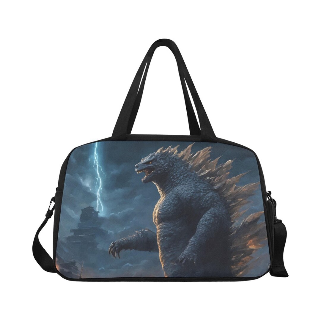 Godzilla Duffel Bag Godzilla Kaiju Gojira Pencil Art Godzillas Backpack Godzilla - Etsy