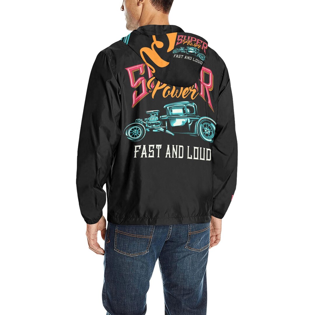 Windbreaker Mens Windbreaker Jacket Wind Breakers for Men Rat Rod ...