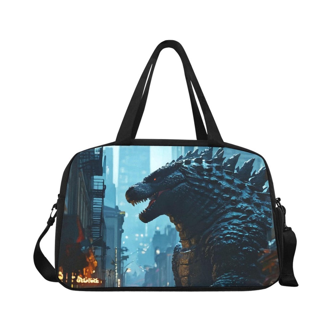 Duffel Bag Godzilla Backpack Godzilla Bag Gift Kaiju Backpack Travel Bag - Etsy
